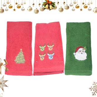 Generico Weihnachtstücher für die Küche, waschbares Tuch mit Weihnachtsthema, Winterschneemann, für Reisen, Strand, Wandern, Garten, Camping, Fitnessstudio