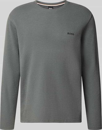 HUGO BOSS Longsleeve mit Logo-Schriftzug