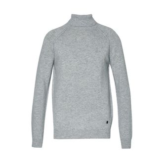 Liu Jo Homme, Pulls, Gris, Taille: L Pull en laine Dolcevita Douceur Élégante
