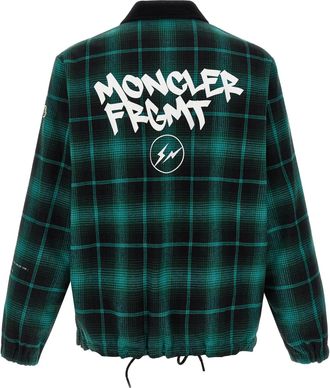 Moncler Reversible Checked Jacket - Green