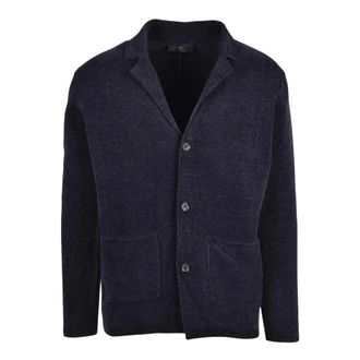 Liu Jo Strickjacke aus Chenille - - Knitwear - Herren - Blau - L