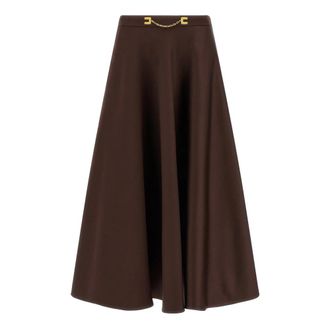 Elisabetta Franchi Damen, R&ouml;cke, Braun, XSGr&ouml;&szlig;e
