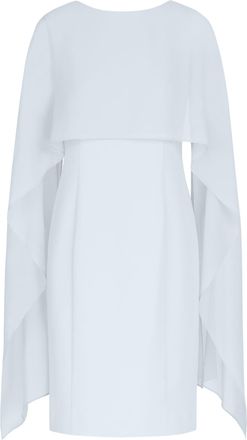 Apart Fashion APART Kleid mit Chiffonstola aus Einer leicht strukturierten Ware und angearbeitetem Cape, hellblau, 38