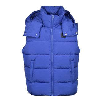 Diesel Gepolsterte &auml;rmellose Jacke mit Rei&szlig;verschluss - - Jackets - Herren - Blau - L