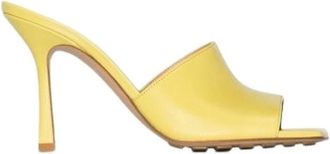 Bottega Veneta Femme, Chaussures, Jaune, Taille: 36 1/2 EU Stretch Heeled Mule
