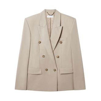 Stella McCartney Zweireihiger Blazer - - Jackets - Damen - Beige - XS