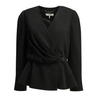 Chlo&eacute; Drapierte Sch&ouml;&szlig;chen-Bluse - - Blouses & Shirts - Damen - Schwarzk - XS