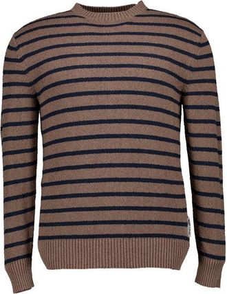 Marc O'Polo Herren Pullover blau Baumwolle gestreift