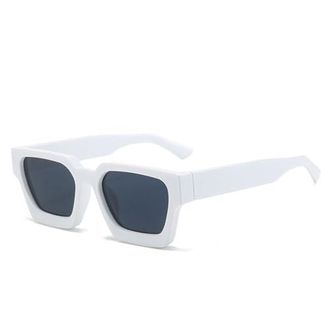 Generic Lunettes De Soleil Dext&eacute;rieur &Agrave; Grande Monture For Hommes Et Femmes, D&eacute;coratives For Les Vacances Le Sport(White)