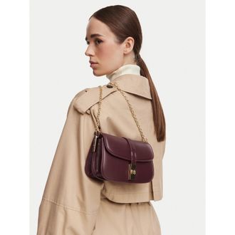 Tommy Hilfiger Handtasche Tommy Hilfiger Th Heritage Chain Crossover AW0AW19319 Dunkelrot