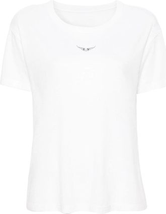 Zadig&Voltaire Marta Wings-appliqu&eacute; T-shirt