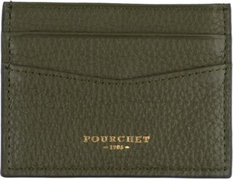 Pourchet Homme, Accessoires, Vert, Taille: ONE Size Club Cardholder