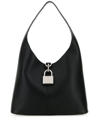 Balenciaga sac porté épaule Locker médium en cuir - Noir