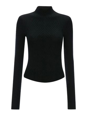 Victoria Beckham Pull Col Rond - Noir