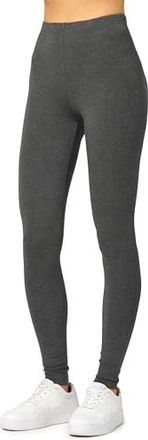 Merry Style Legging Femme Confortables et Extensibles Legging Sport Femme Coton Naturel Respirant Parfait pour Yoga Pilates Fitness Tenue de Sport MS10-198 (Mélan