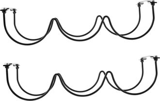 BESPORTBLE TOYANDONA 2 Stück Teiliges Weinflaschenregal aus Robustem Schmiedeeisen Freistehend Stilvolles Weinflaschen Display für Zuhause Bar und Restaurant Sch