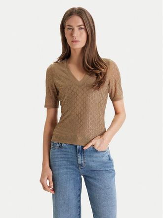 Guess T-Shirt 5RGP22 6311A Beige Regular Fit