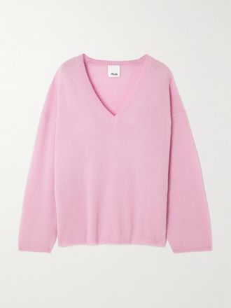 Allude Pull Oversize En Cachemire Et Soie M&eacute;lang&eacute;s - Rose