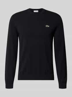 Lacoste Regular Fit Strickpullover aus Baumwoll-Mix