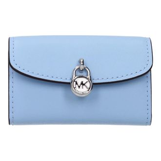 Michael Kors Leder-M&uuml;nzgeldb&ouml;rse - - Accessories - Damen - Blau - ONE SIZE
