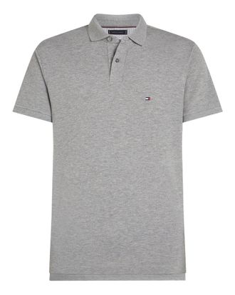 Tommy Hilfiger Piqu&eacute;-Poloshirt Regular Fit 1985 mit Stretch-Anteil und Flag-Stickerei in