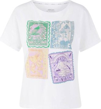 Marc Cain Damen T-Shirt aus Baumwolle