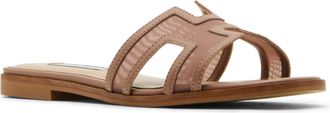 Steve Madden Damen Hadyn Schiebe-Sandalen, Mokka Mesh, 38 EU