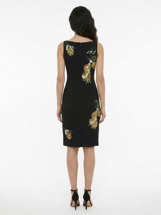 Dolce & Gabbana Womens Black Cotton Cocktail Dress