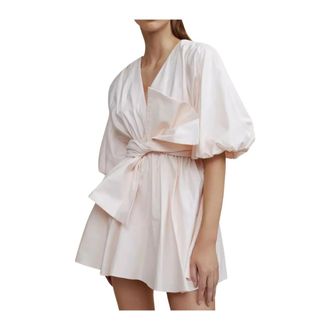 Acler Mini-Kleid mit dekorativer Schleife - - Dresses - Damen - Rosa - 2XL