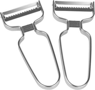 Lurch Sparsch&auml;ler Julienne aus Edelstahl 2er Set- Ultrascharfe japanische Klinge, ergonomischer Griff, perfekt f&uuml;r feine Gem&uuml;sestreifen & Deko, hochwertig &