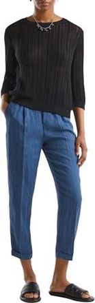 Benetton Maille G/C M/L 1394d10af Sweater, Noir, M Femme