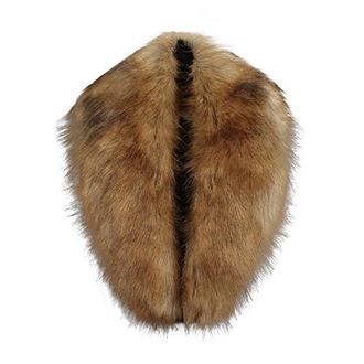 Generic &Eacute;charpe &agrave; col en fausse peluche pour femme (C, One Size)