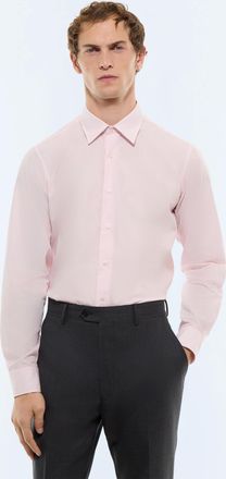 Fursac Chemise &agrave; rayures en popeline de coton - Taille 37 - Homme