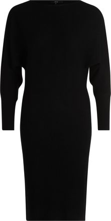 Zero Damen Strickkleid mit U-Boot Ausschnitt 40, Black Beauty