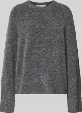 Closed Strickpullover aus Woll-Mix mit Rundhalsausschnitt