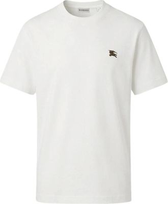 Burberry Homme, Tops, Blanc, Taille: M Seth MED T-Shirt