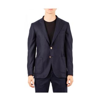 Santaniello Giacca Monopetto - - Jackets - Herren - Blau - L
