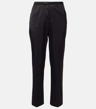 Toteme Gerade Hose aus einem Baumwollgemisch