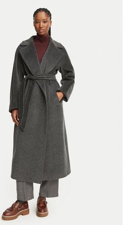 Max Mara Wollmantel Tempera 2625016072 Grau Regular Fit