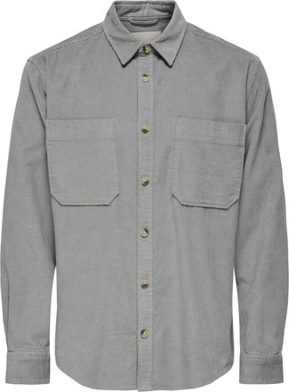 Only & Sons Onsalp RLX 2Pkt Washd Cord Ls Shirt Noos