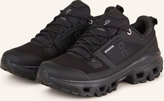 On Wanderschuhe Cloudrock Low Wp schwarz