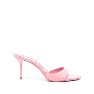 PARIS TEXAS Femme, Chaussures, Rose, Taille: 36 EU Mules en Cuir Verni Rose &agrave; Bout Ouvert