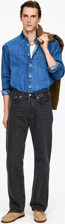 Arket CANYON Bootcut-Jeans Mit Normaler Passform -Schwarz