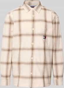 Tommy Jeans Boxy Fit Freizeithemd mit Karomuster