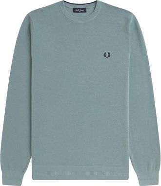 Fred Perry Pullover aus Baumwolle mit Reiskorn-Struktur in