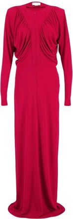 Stella McCartney Femme, Robes, Rose, Taille: 36 FR Draped Crepe Jersey Gown