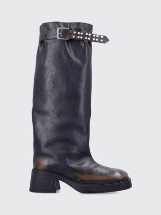 Miista Chaussures Plates Femme couleur Br&ucirc;l&eacute;