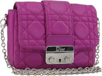 Dior Sac bandouli&egrave;re vintage Pre-owned - Femme - Pre-owned - Violet - Taille: ONE Size