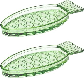 Serax Paola Navone Servierschale, Fisch- und Fischglaswaren, grünes Serviertablett, Hosting-Essentials, Tabletts zum Servieren von Speisen