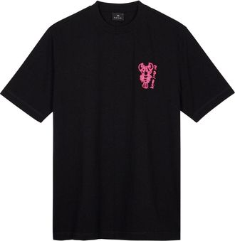 Paul Smith T-Shirt mit Lobster-Print - Schwarz